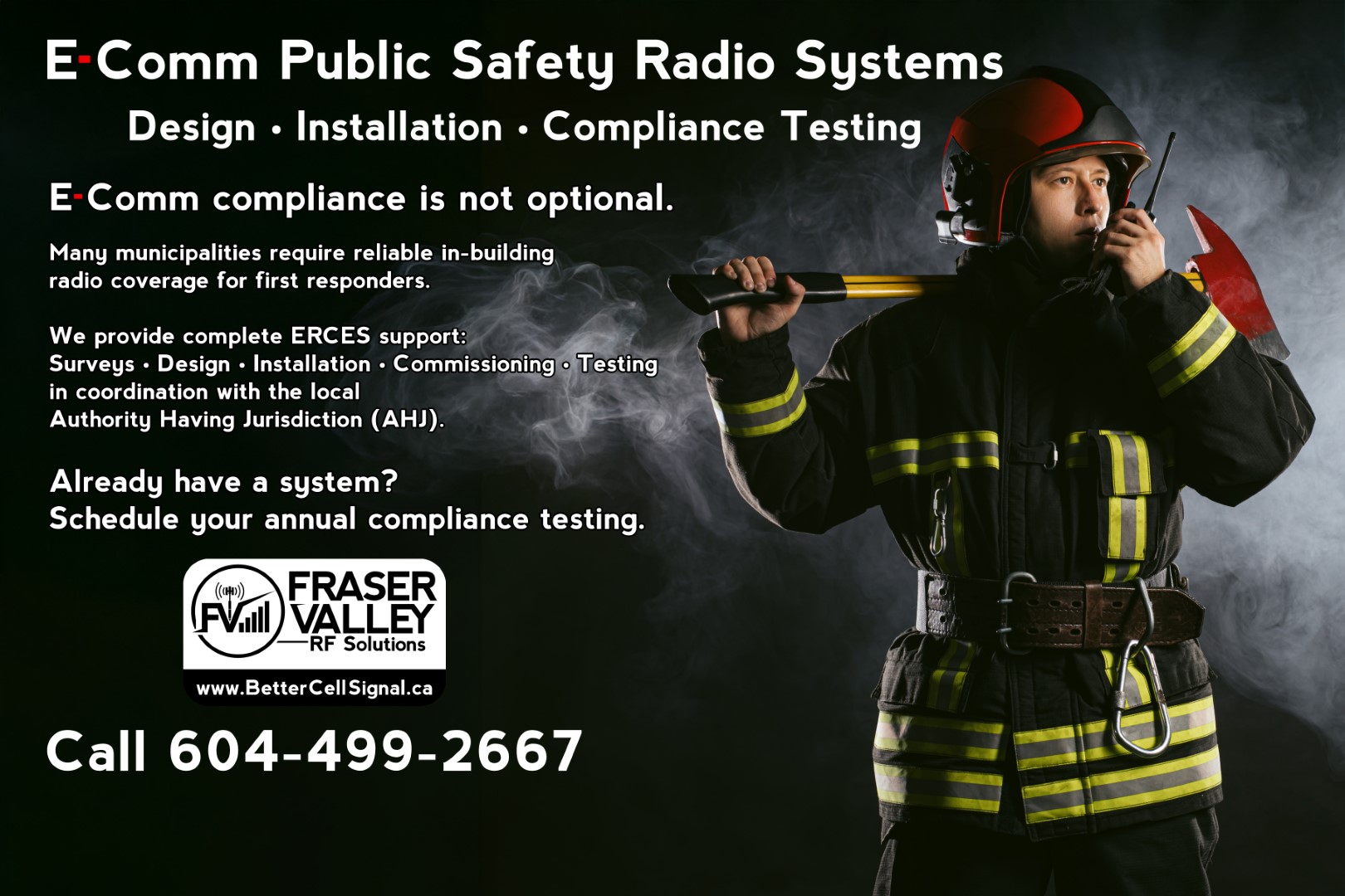 E-Comm Public Safety Radio Compliance & Testing | BC Bylaws